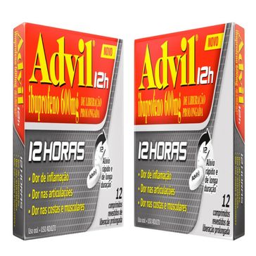 Advil 12h 600mg 12 Comprimidos - drogariavenancio