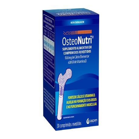 Suplemento Alimentar OsteoNutri Aspen 30 Comprimidos - Drogaria Venancio