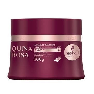 Máscara De Tratamento Haskell 2 Em 1 Quina Rosa 300g - drogariavenancio