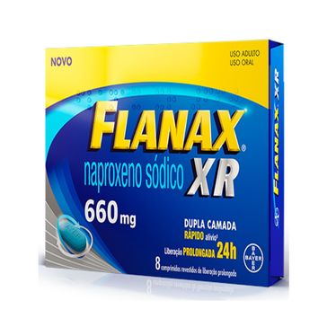 Flanax Xr 660mg Bayer 8 Comprimidos - drogariavenancio