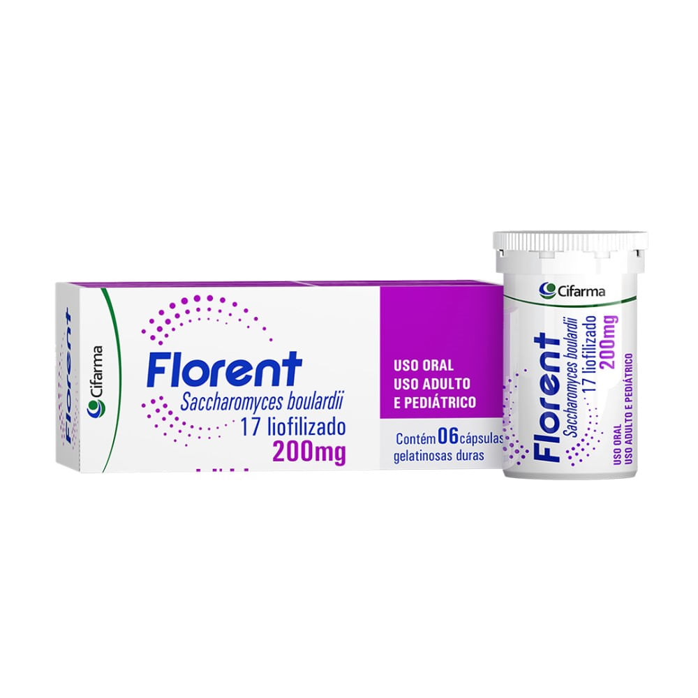 Florent 200mg Cifarma 6 Cápsulas - Drogaria Venancio