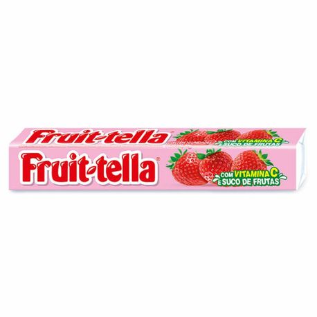 Bala Mastigavel Fruittella Morango Vitamina C 40g - Drogaria Venancio