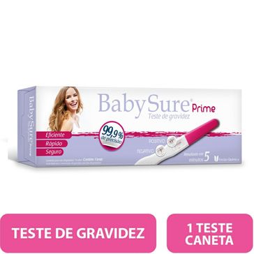 Teste De Gravidez Baby Sure Prime 1 Unidade - drogariavenancio