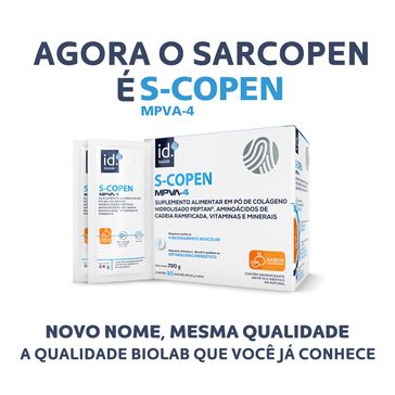 S-copen Mpva-4 Biolab 30 Sachês - drogariavenancio