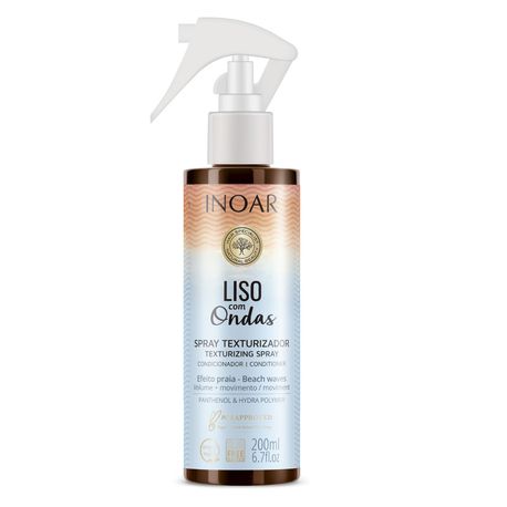Spray Texturizador Inoar Liso Com Ondas 200ml - Drogaria Venancio