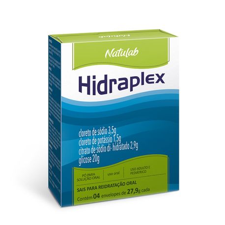 Hidraplex Natulab Uso Oral 4 Envelopes de 27,9g Cada - Drogaria Venancio