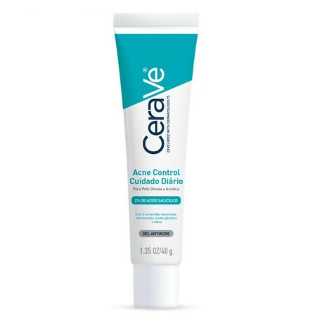 Gel Antiacne CeraVe Acne Control Cuidado Diário 40g - Drogaria Venancio