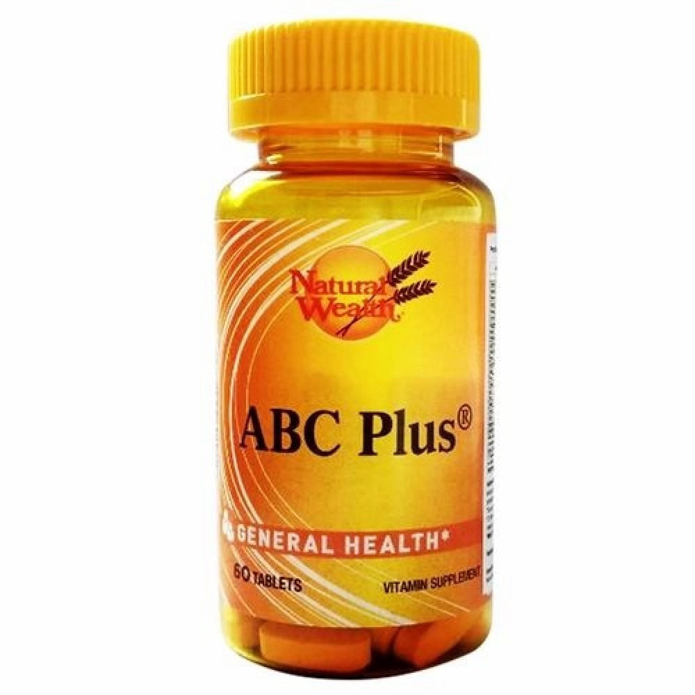 Multivitamínico Abc Plus Natural Wealth 60 Tablets - Drogaria Venancio