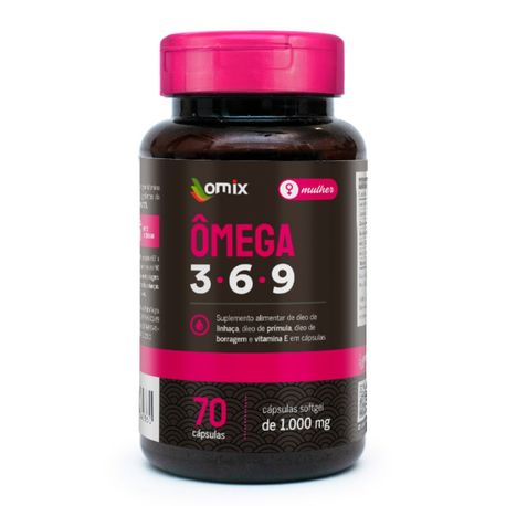 Suplemento Alimentar Omix Ômega 3.6.9 Mulher 70 Cápsulas - Drogaria ...