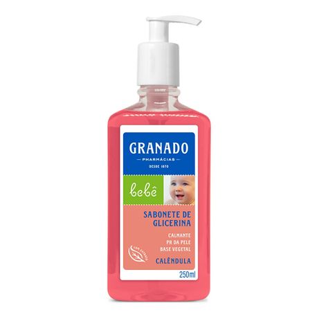Sabonete Líquido Granado Bebê Calêndula 250ml - Drogaria Venancio