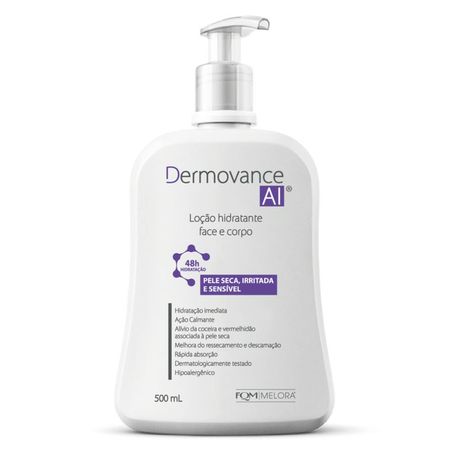 Loção Hidratante Face e Corpo Fqm Dermovance AI 500ml - Drogaria Venancio