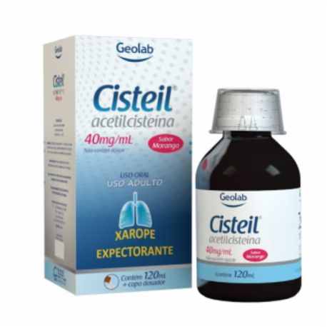 Cisteil 40mg/ml Xarope 120ml + Copo Dosador - Drogaria Venancio