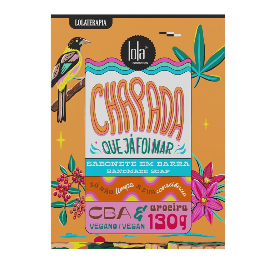 Sabonete Em Barra Lola Chapada Que Já Foi Mar Cba E Aroeira 130g - Drogaria Venancio