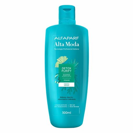 Shampoo Alfaparf Alta Moda Detox Purify 300ml - Drogaria Venancio