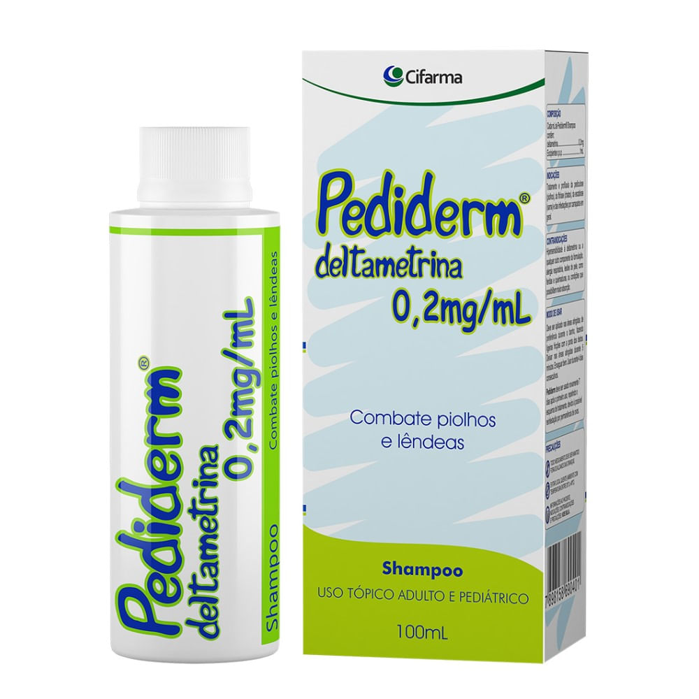 Pediderm 0,2mg/ml Cifarma Shampoo 100ml - Drogaria Venancio