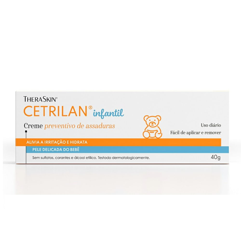 Creme Preventivo De Assaduras Theraskin Cetrilan Infantil 40g ...