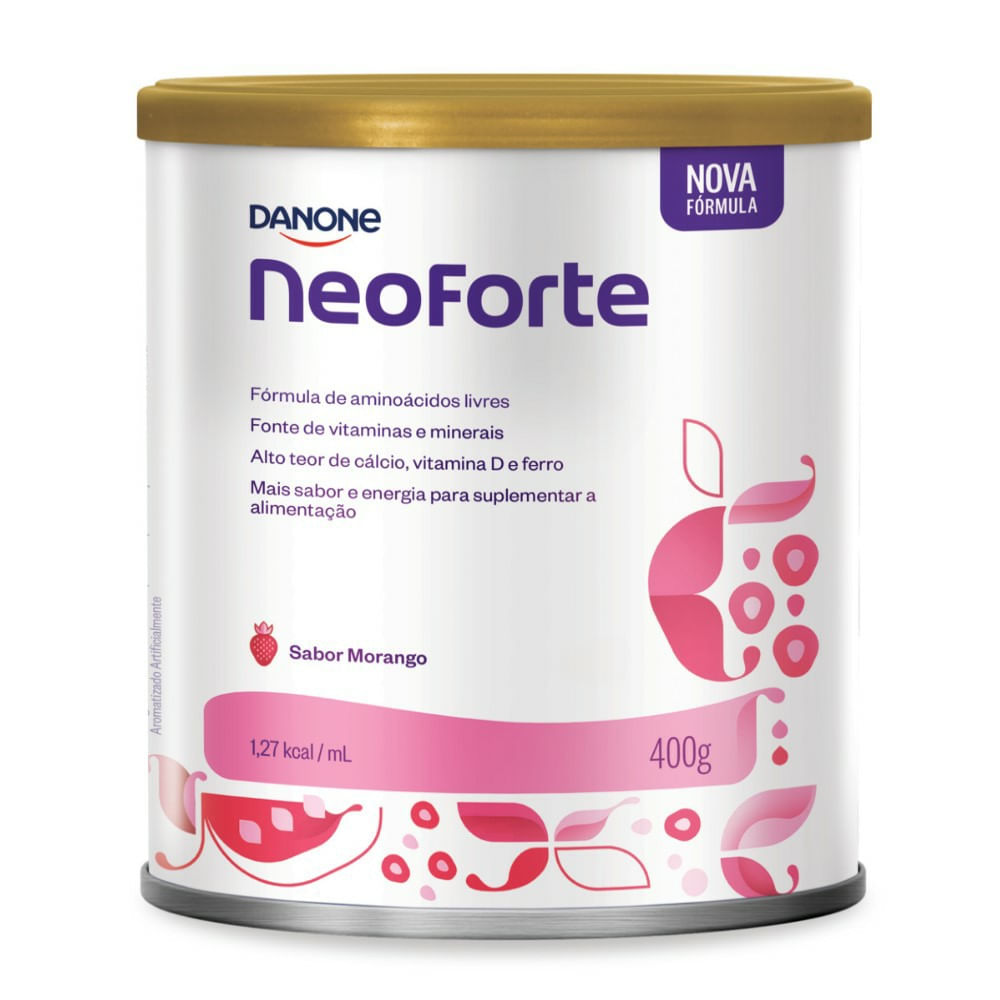 Neoforte Sabor Morango 400g - Drogaria Venancio