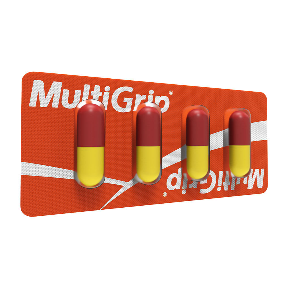 Multigrip Multilab 4 Cápsulas - Drogaria Venancio