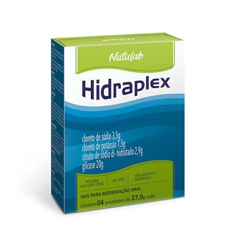 Hidraplex Natulab Natural 4 Envelopes de 27,9g Cada - Drogaria Venancio