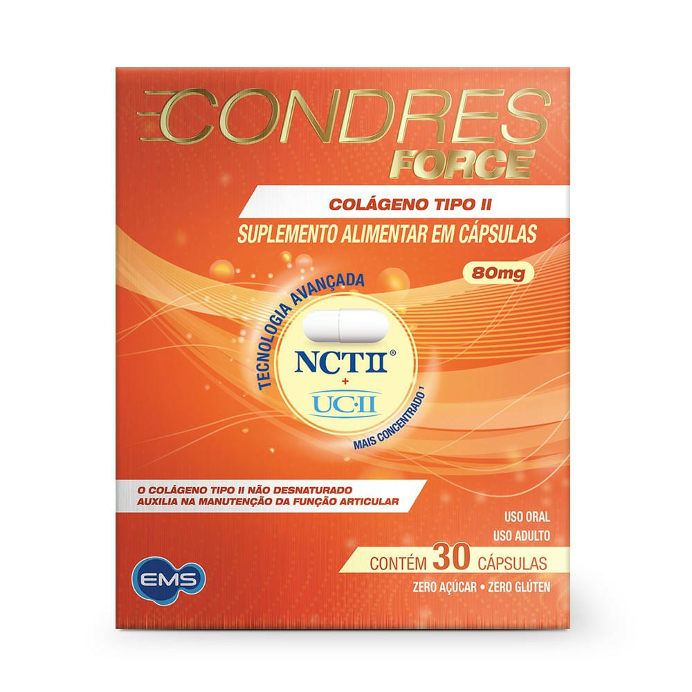 Suplemento Alimentar Condres Force 30 Cápsulas - Drogaria Venancio