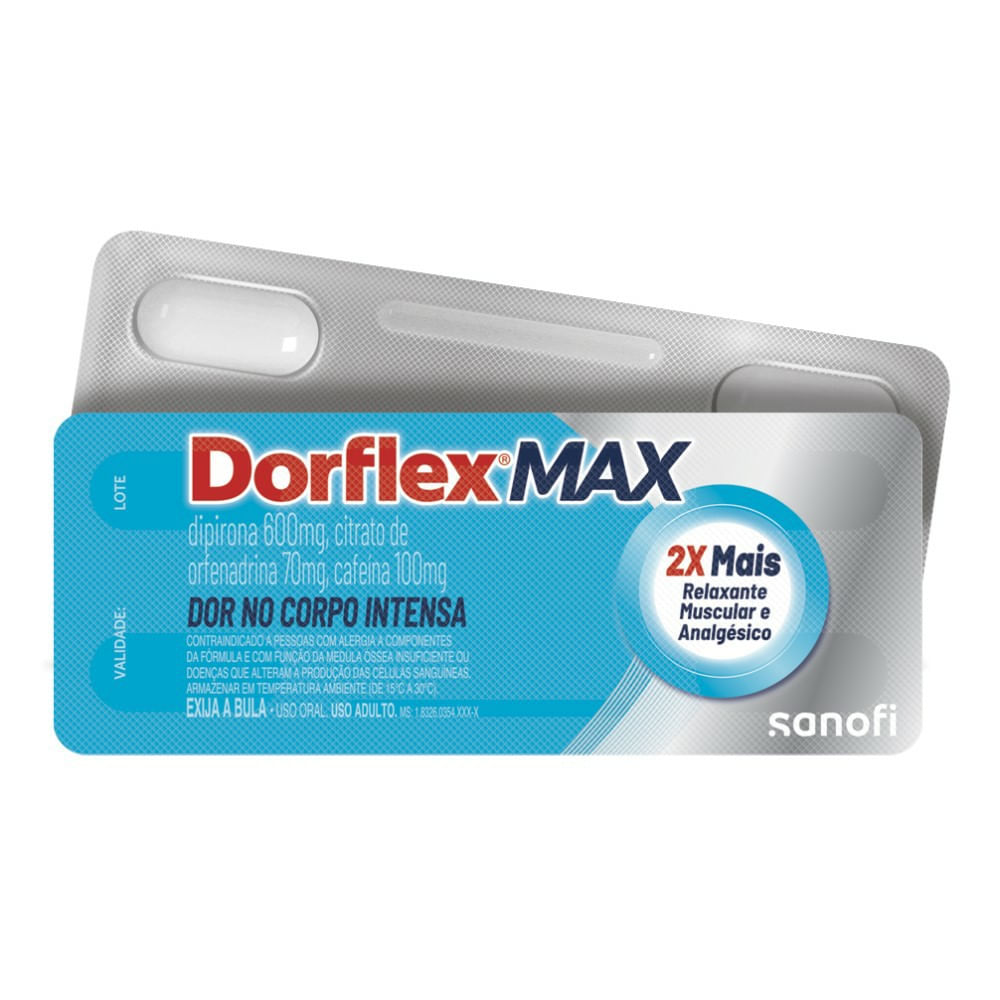 Dorflex Max 4 Comprimidos - Drogaria Venancio