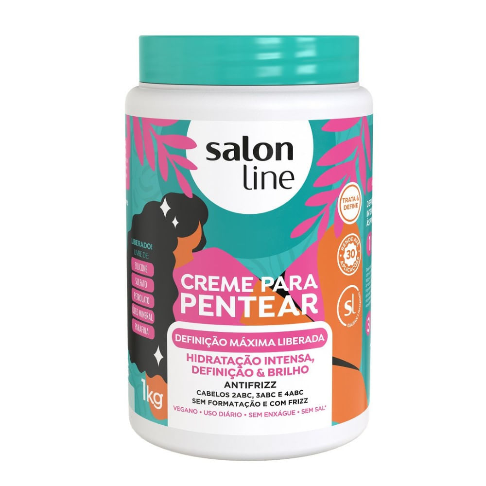 Creme para Pentear Salon Line Definição Máxima Liberada 1kg - Drogaria ...