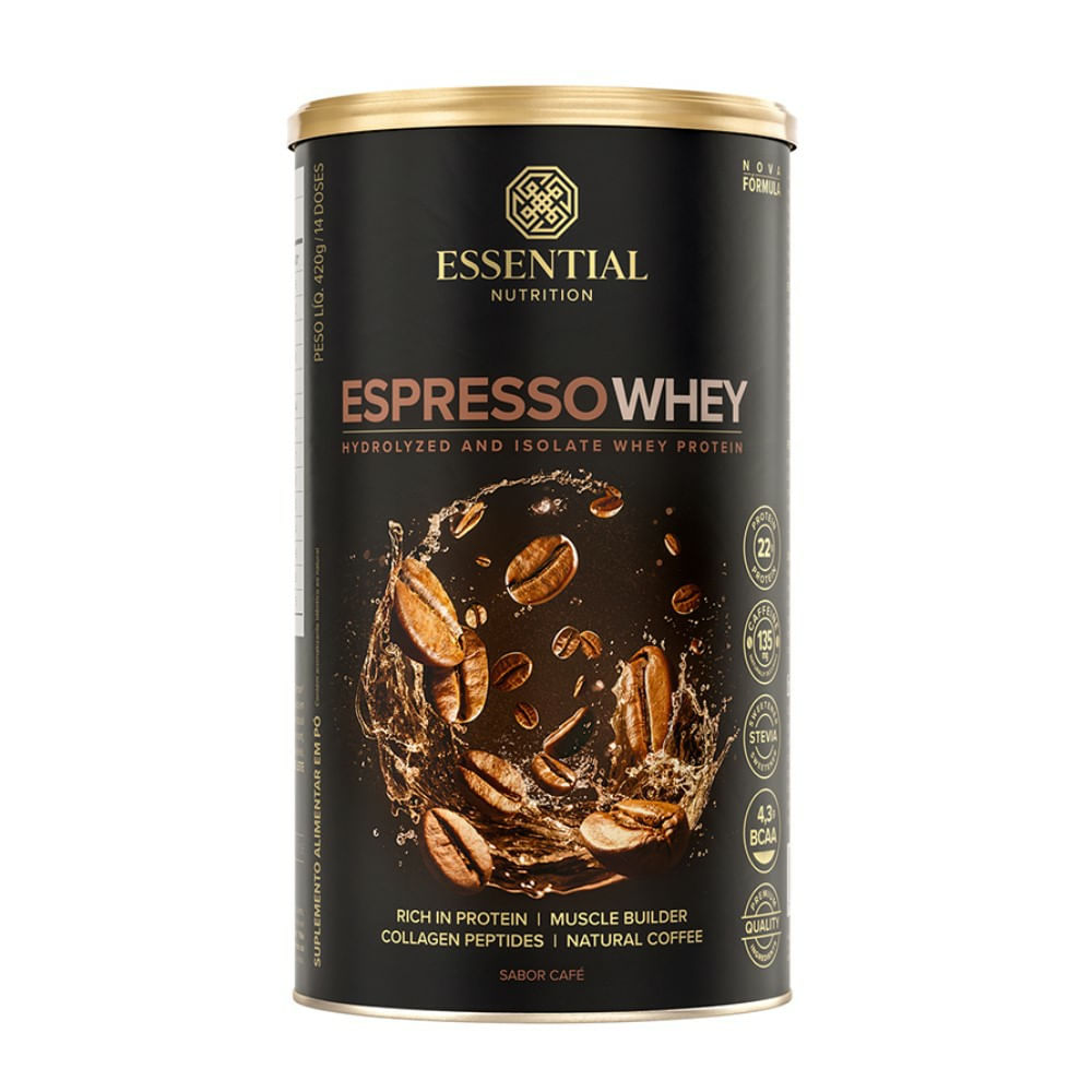 Espresso Whey Essential Café 420g - Drogaria Venancio