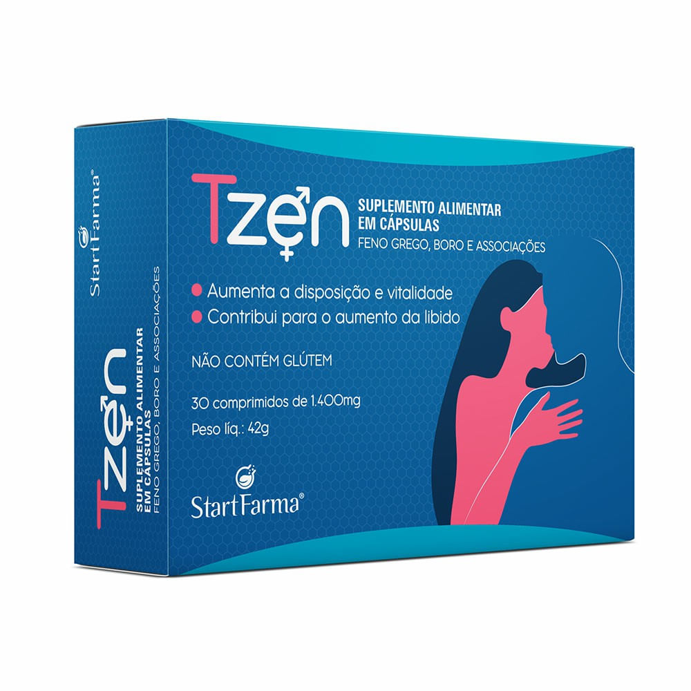 Suplemento Alimentar Tzen Starfarma 30 Comprimidos de 1.400mg ...