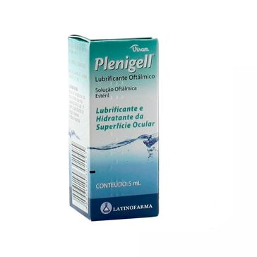 Plenigell Latinofarma 5ml Solução Oftálmica - drogariavenancio