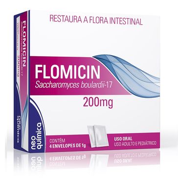 Flomicin Neo Química 4 Sachês - drogariavenancio