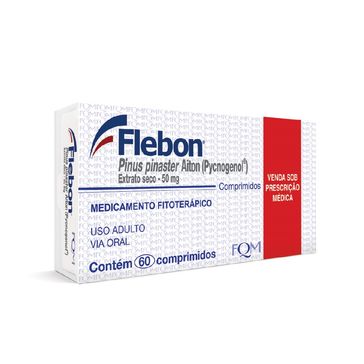 Flebon 50mg 60 comprimidos - drogariavenancio