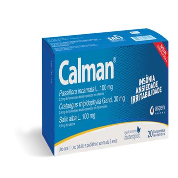 Calman Ativus 20 Drágeas - drogariavenancio
