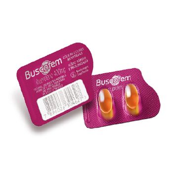 Buscofem 400mg 2 Cápsulas - drogariavenancio