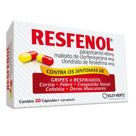 Resfenol 20 Cápsulas - Drogaria Venancio