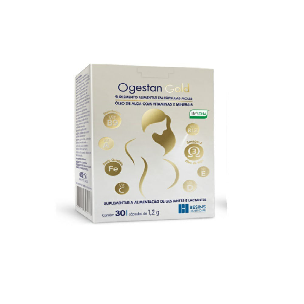 Ogestan Gold 30 Cápsulas - Drogaria Venancio