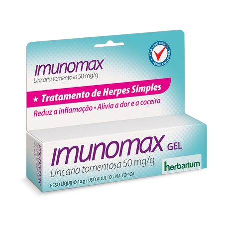 Imuno Max 50mg/g Herbarium 10g Gel Creme - Drogaria Venancio