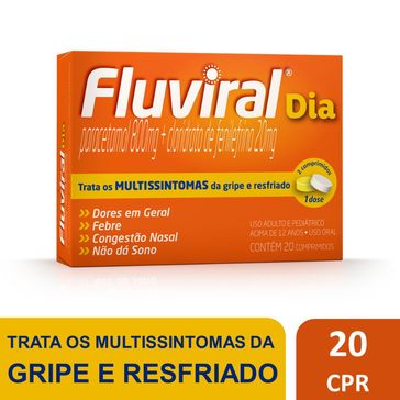 Fluviral Dia 20 Comprimidos - drogariavenancio