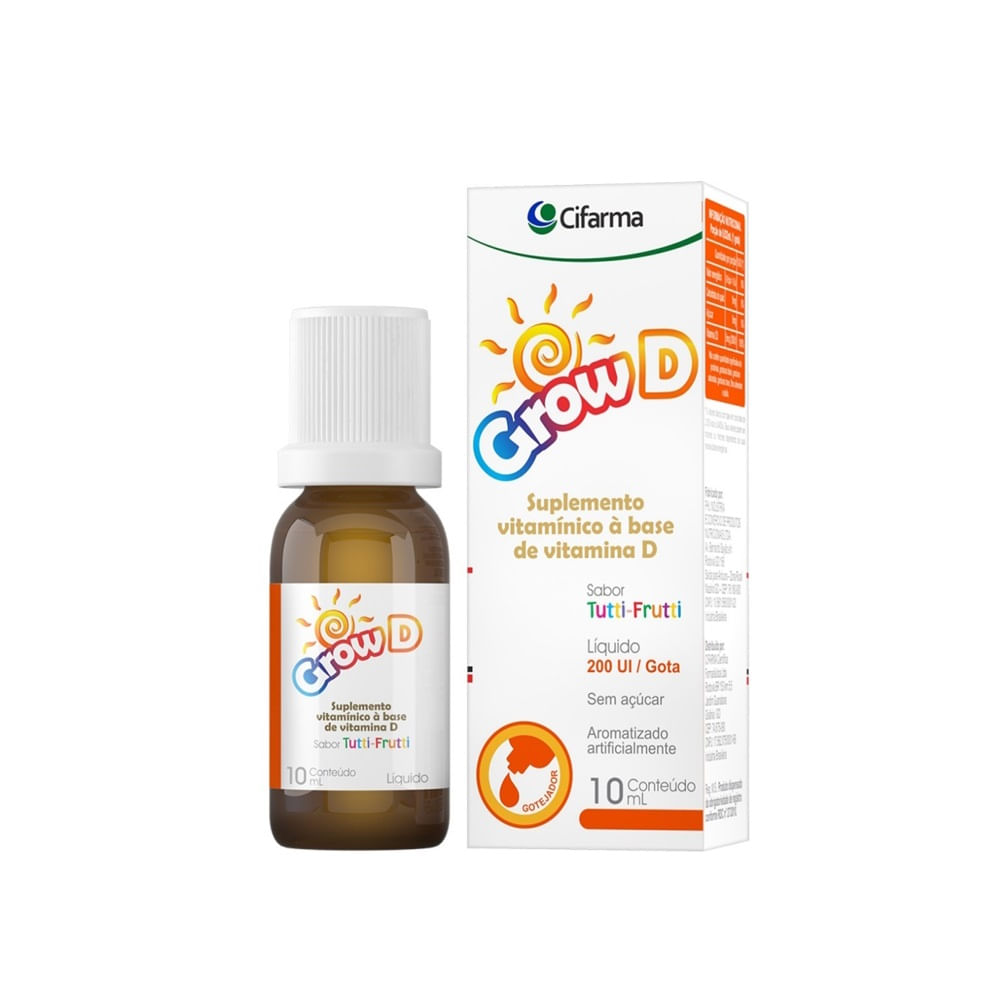 Grow D 10ml - Drogaria Venancio