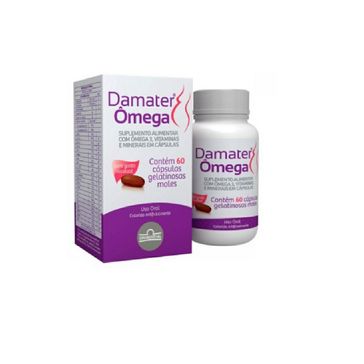 Damater Ômega 60 cápsulas - drogariavenancio