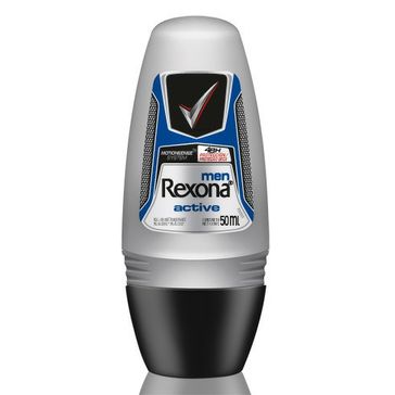 Desodorante Antitranspirante Rexona Masc Rollon ACTIVE DRY/AZUL 50ml ...