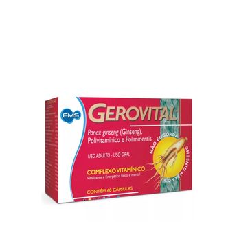 Gerovital Ems 60 Cápsulas - drogariavenancio