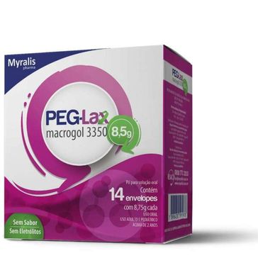 Peg-Lax Pó Para Solução Oral 8,5g 14 Envelopes - drogariavenancio