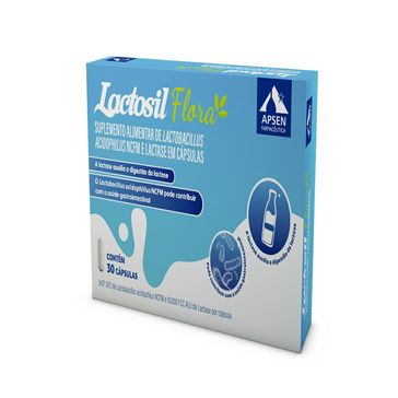 Suplemento Alimentar Lactosil Flora 30 Cápsulas - drogariavenancio
