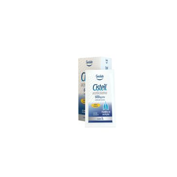 Cisteil 600mg Sabor Laranja 16 Envelopes De 5g - drogariavenancio