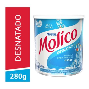 Leite em Pó Desnatado Molico Total Cálcio 280g - drogariavenancio