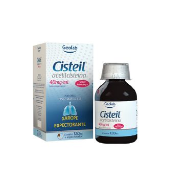 Cisteil 40mg/ml Xarope 120ml + Copo Dosador - drogariavenancio