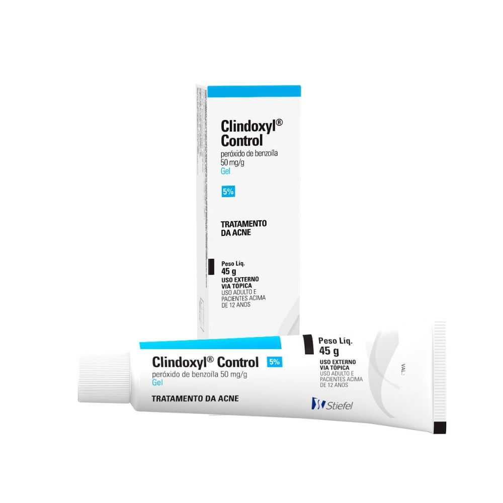 Gel Clindoxyl Control 5% Para Acne 45g - Drogaria Venancio