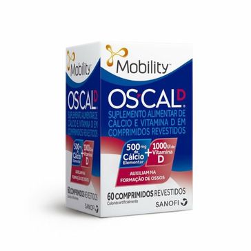 Os-Cal D 500mg+1000ui 60 Comprimidos - drogariavenancio