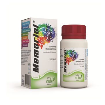 Memoriol Suplemento Vitamínico Mineral 30 Comprimidos Revestidos ...
