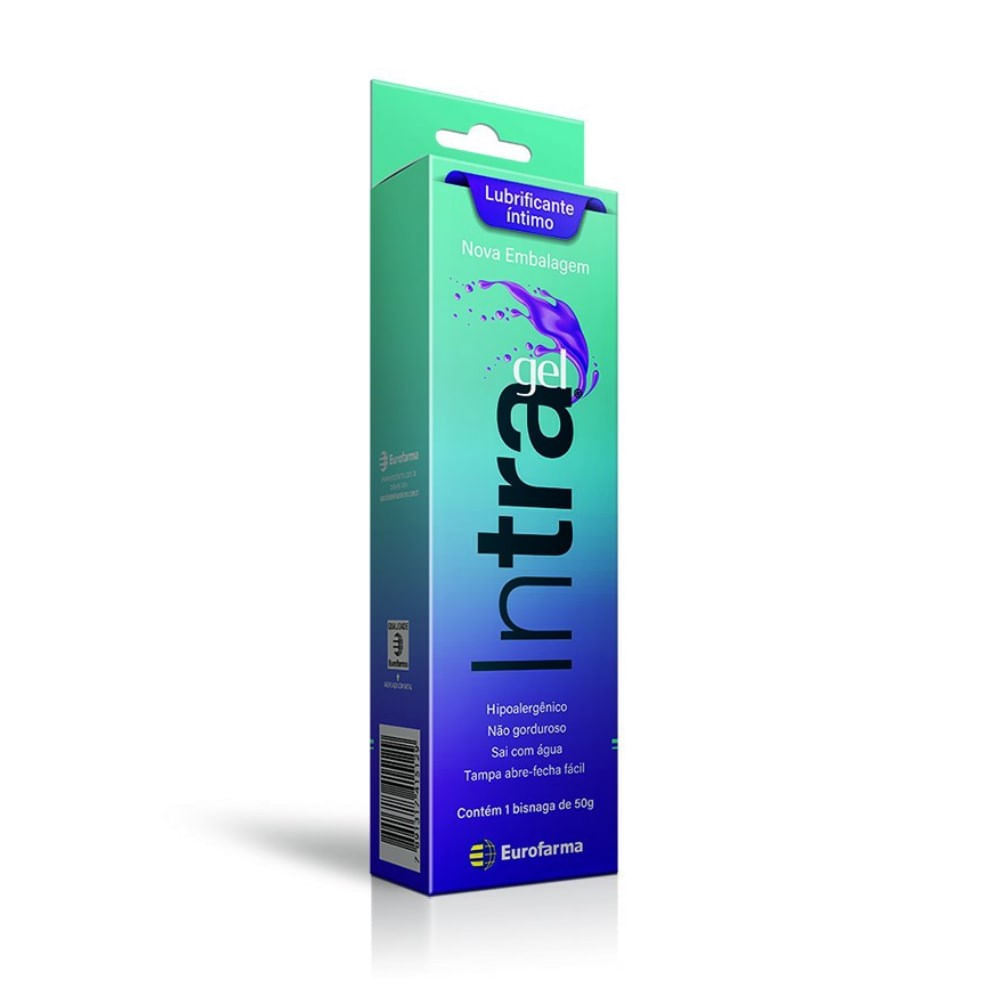 Gel Lubrificante íntimo Intra Gel - Eurofarma 1 Frasco Com 50g ...